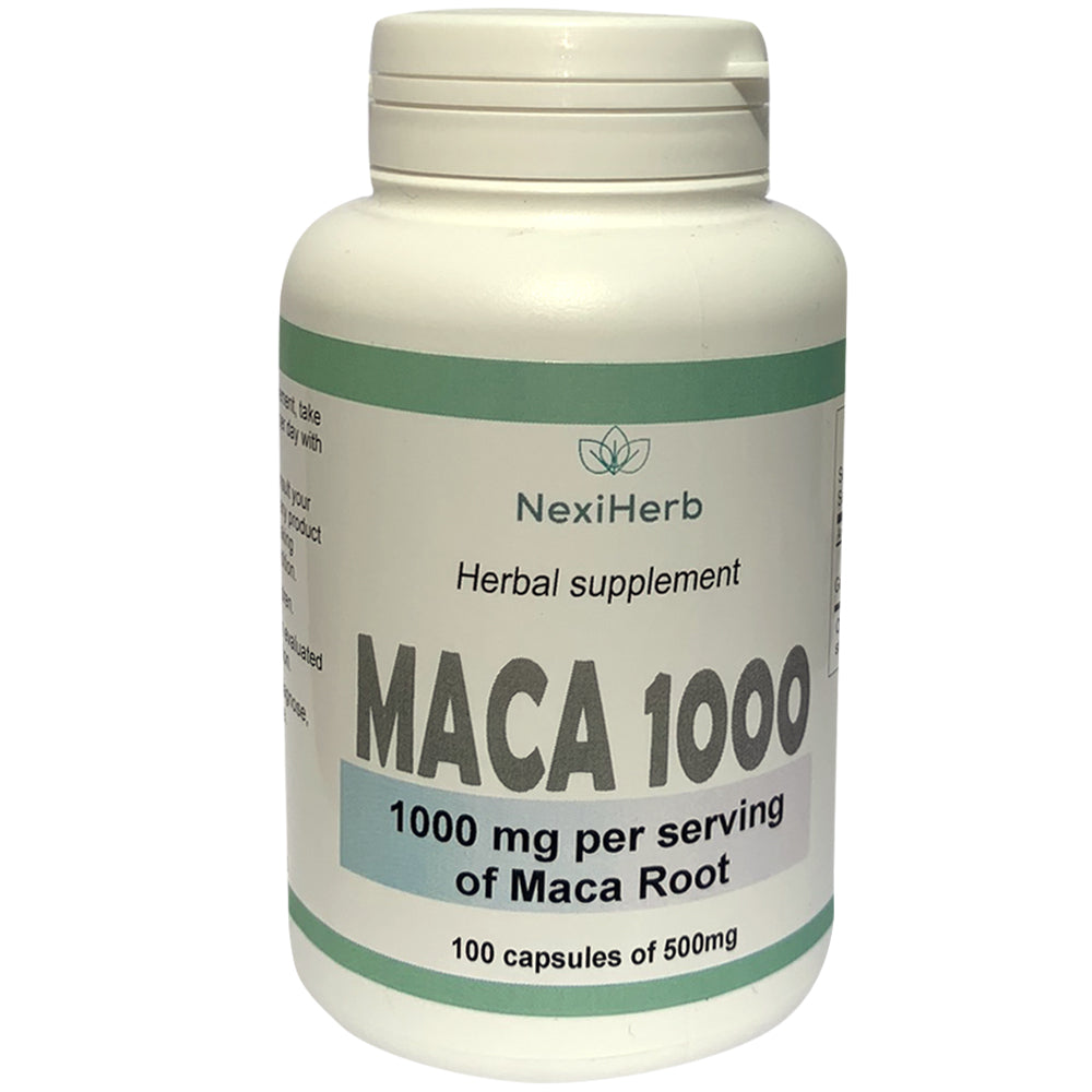 Maca 1000 mg 100 capsules – Nexiherb